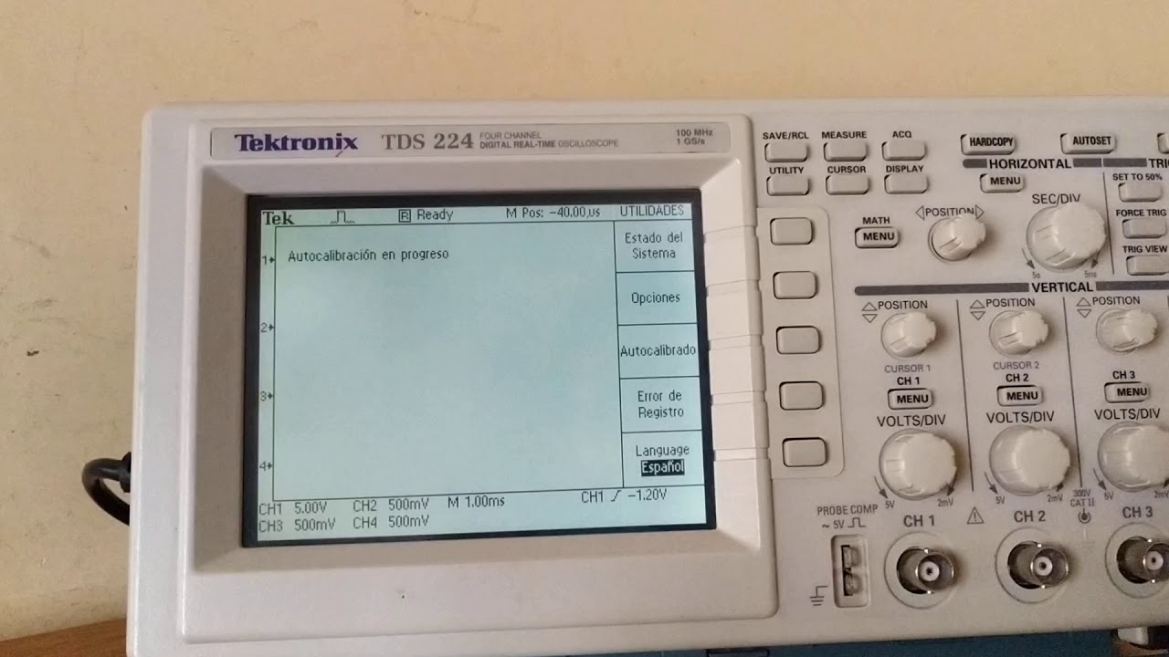 Tektronix TDS 224 - YouTube