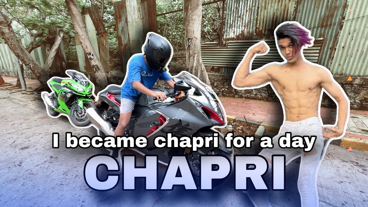 I became chapri for a day!! 😨 - YouTube