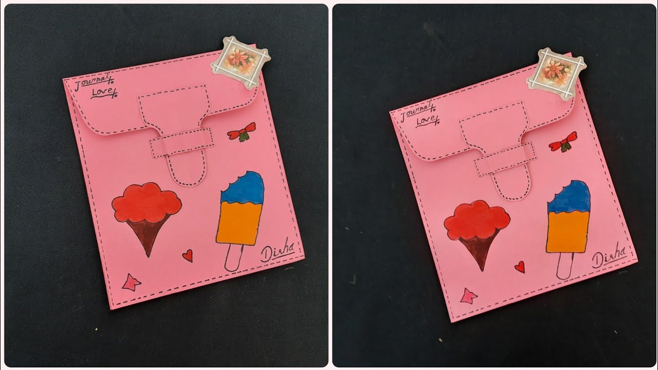 paper lifafa // new🎇journal lifafa | lifafa banane ka tareka // gift ...