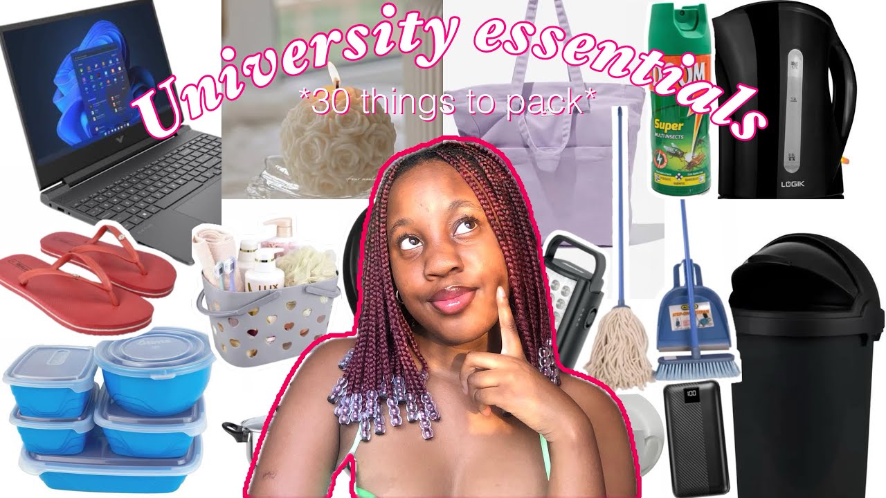 University essentials: 30 things to pack for university | South African ...
