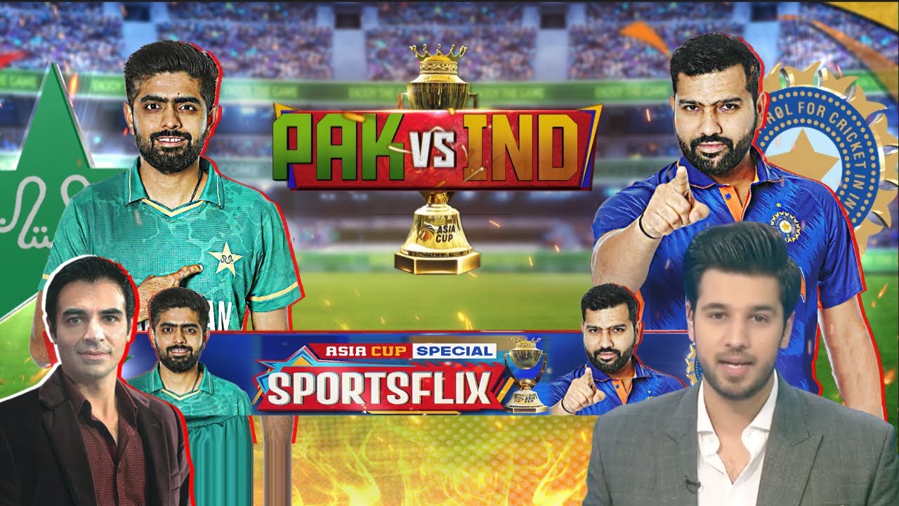 India Vs Pakistan | Sports Flix | Salman Butt & Hamza Shafiq | Asia Cup ...