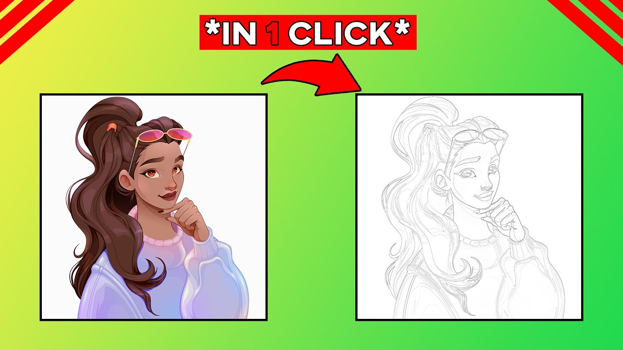 Make Coloring Pages From Images in 1 Click | A Step-by-Step Guide - YouTube
