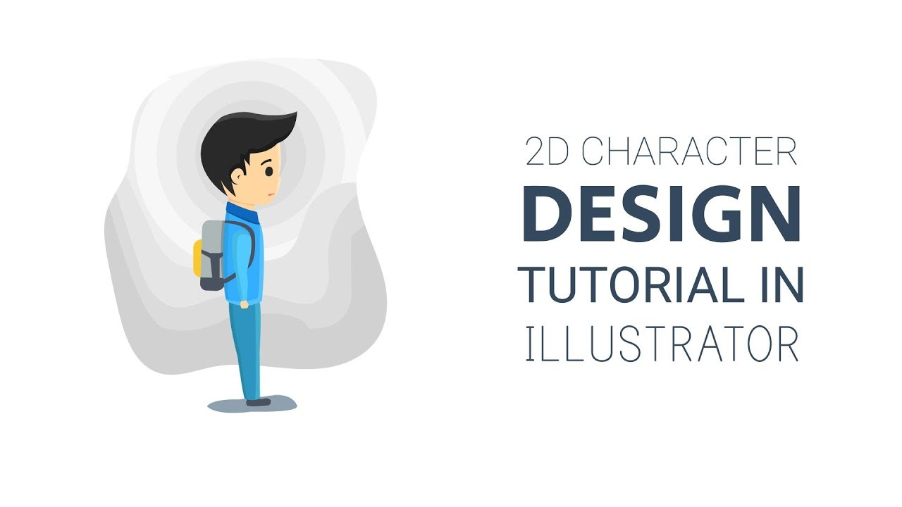 School Boy Design Tutorial in Illustrator | 2D Character Design ...