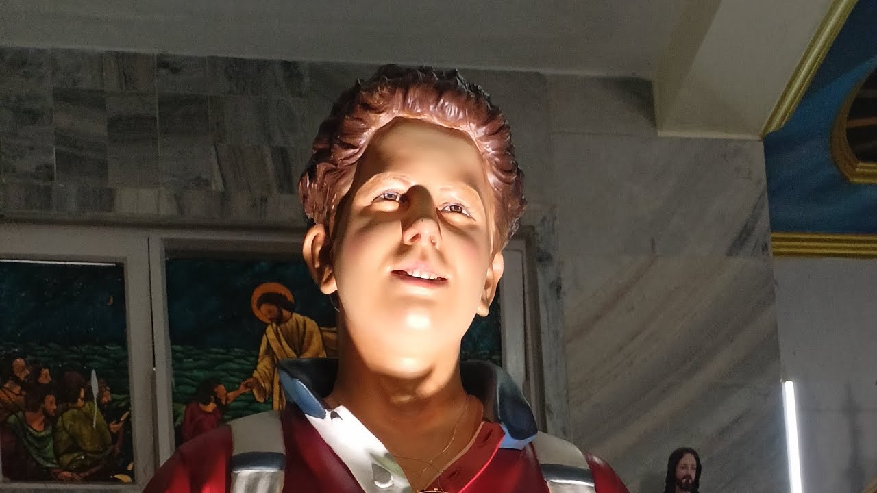 Blessed Carlo Acutis Relic At Our Lady Of Our Purification Church Uran