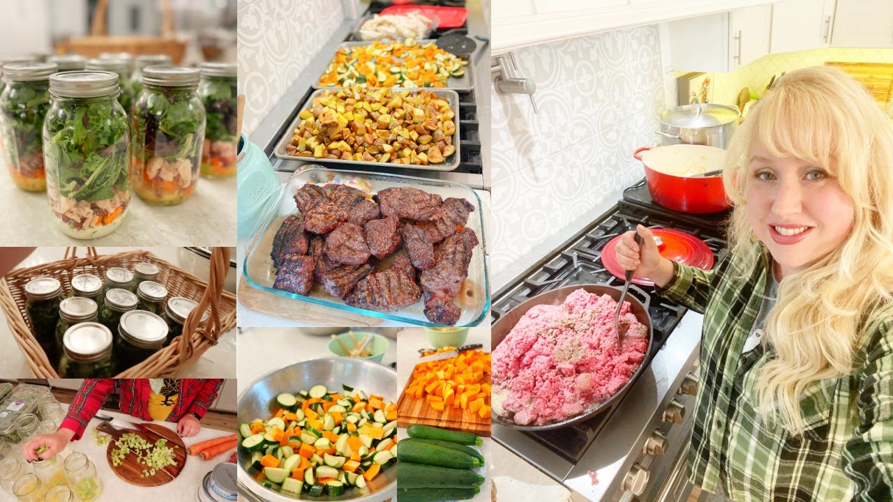 Large Family Meals on a Budget Cooking Huge Dinners! - YouTube