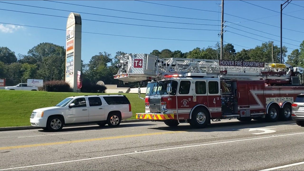 Hoover Fire Dept Truck 4 Responding. 2020/10/15 - YouTube
