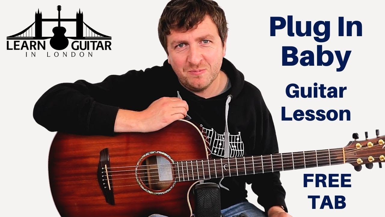Plug In Baby - Guitar Lesson - Muse - Really Fun Guitar Riff - Drue ...