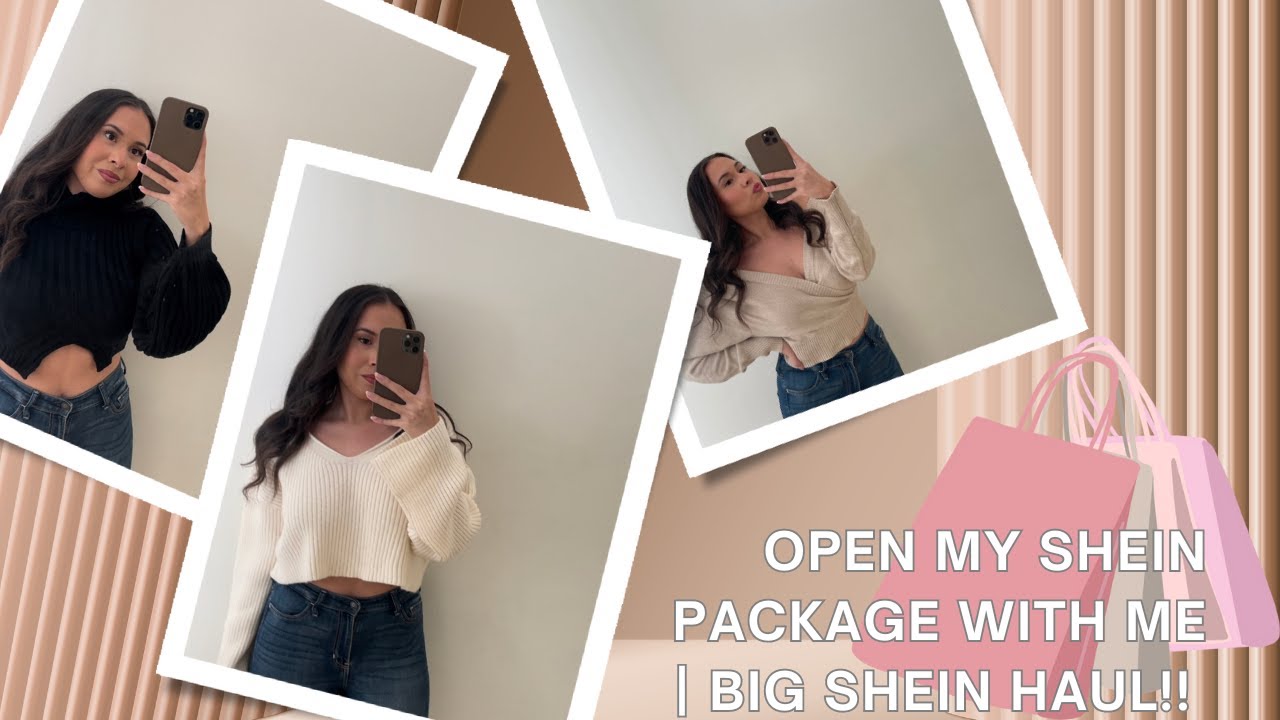 BIG SHEIN HAUL | Open My SHEIN Package with me + Links - YouTube