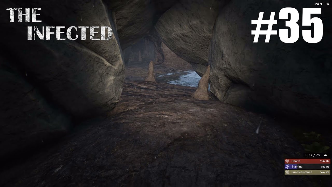 Ore Collecting And Checking Out A New Cave - The Infected #35 - YouTube