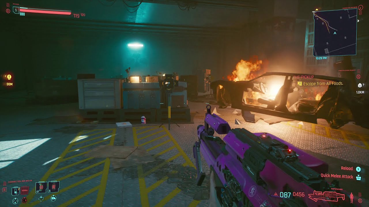 Cyberpunk 2077 Get Defender Power Light Machine - YouTube