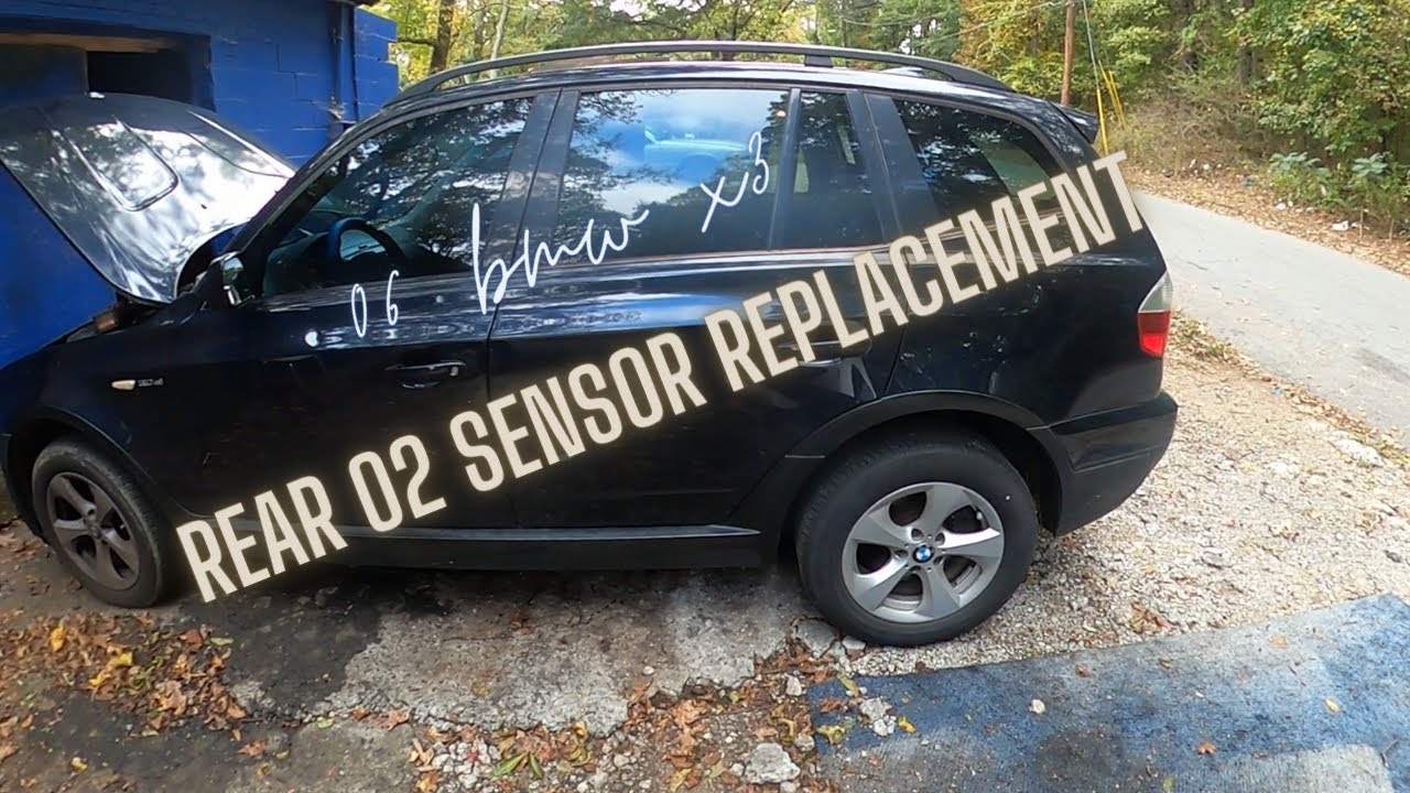 bmw x3 rear o2 sensor - YouTube
