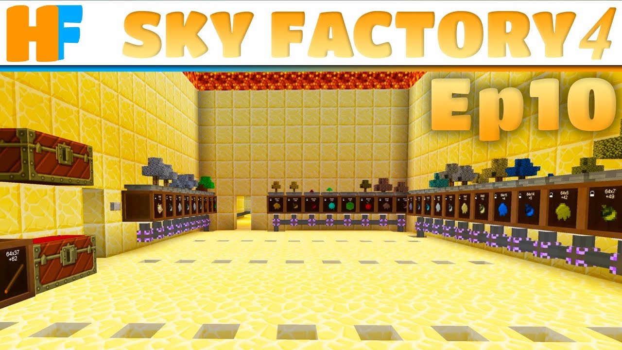 Storage Vault | Sky Factory 4 | Episode 10 - YouTube