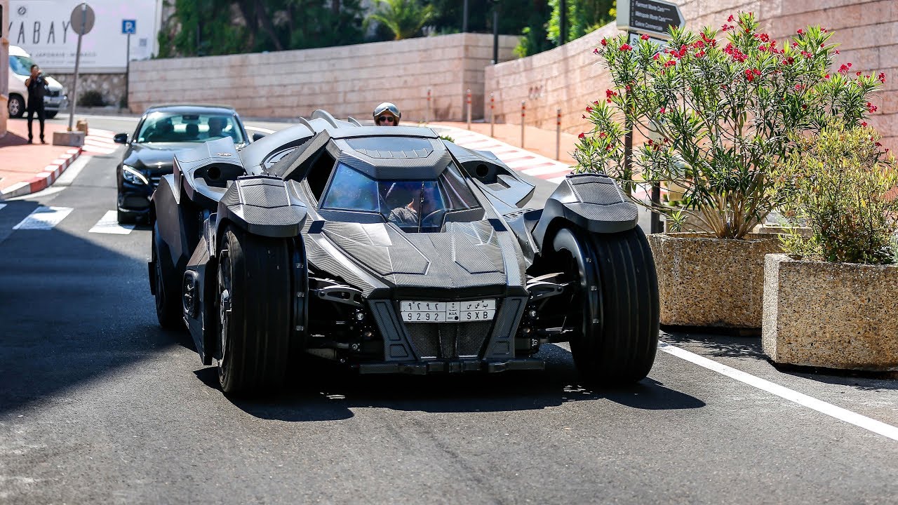 Team Galag's Batmobile Driving in Monaco ! - YouTube