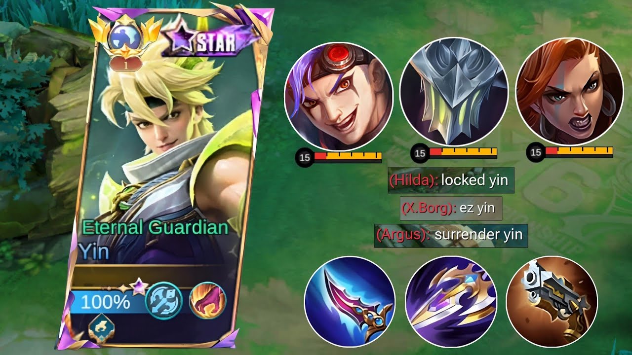YIN BEST BUILD FOR FACING META HEROES(must watch) - Mobile Legends Bang ...
