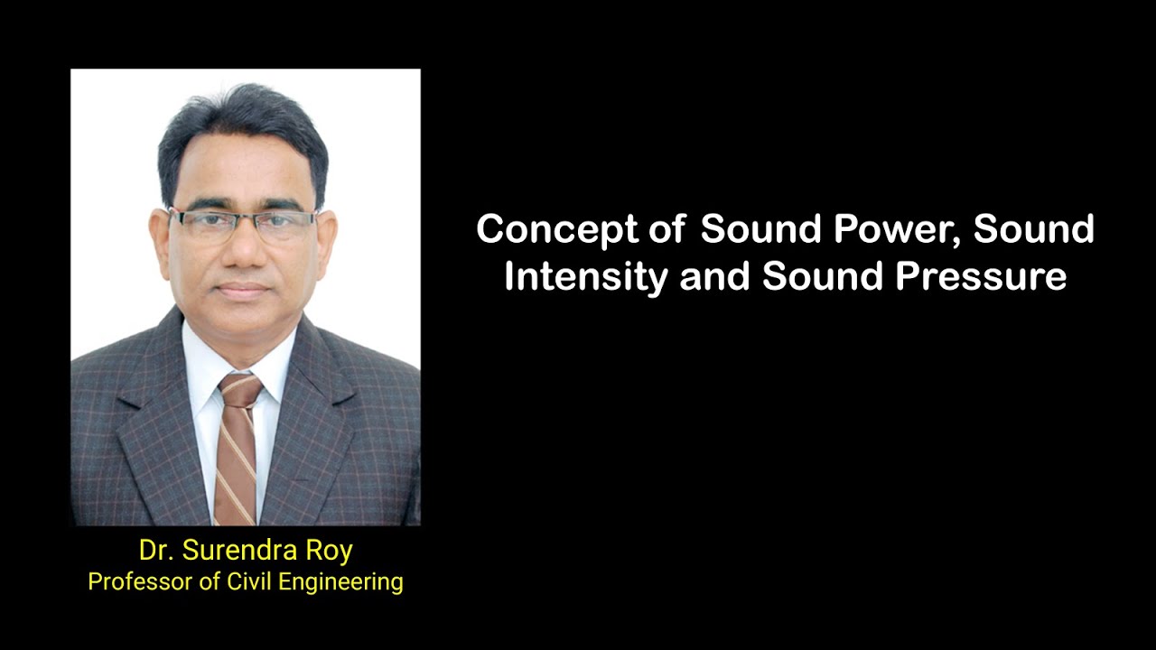 Concept of Sound Power, Sound Intensity, Sound Pressure | Environment ...