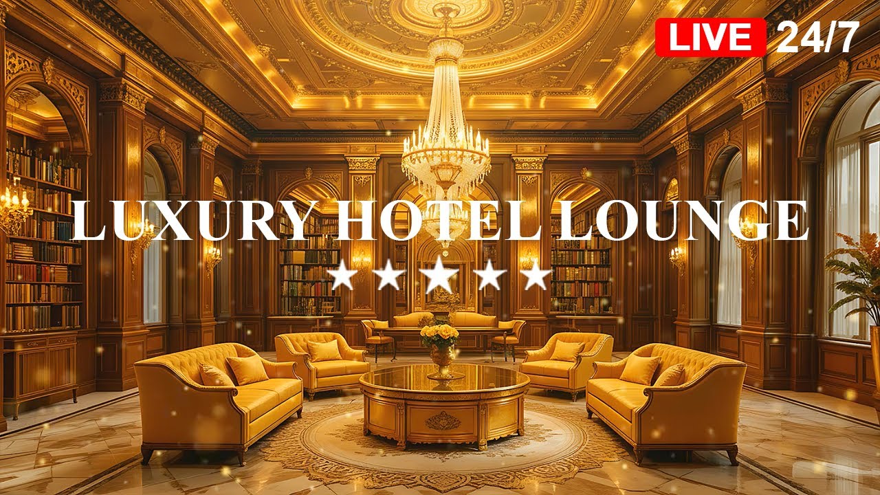 💫 Premium Smooth Jazz 🎷 Luxury Hotel Lounge Background Music for Calm ...
