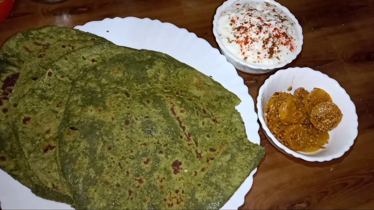Bathua Paratha Recipe in Hindi |bathua ka paratha | Bathua Recipe ...