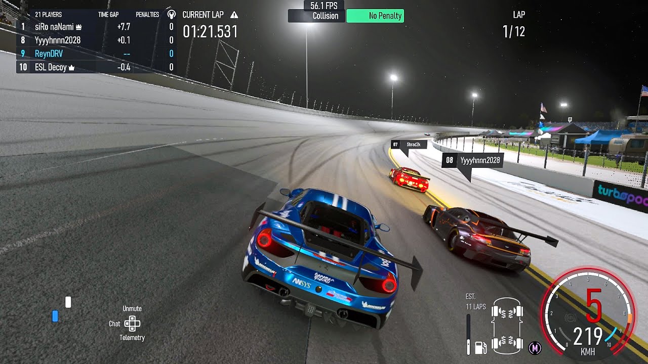 My Very First Night Race at Sunset Peninsula in Forza GT3 (Forza ...