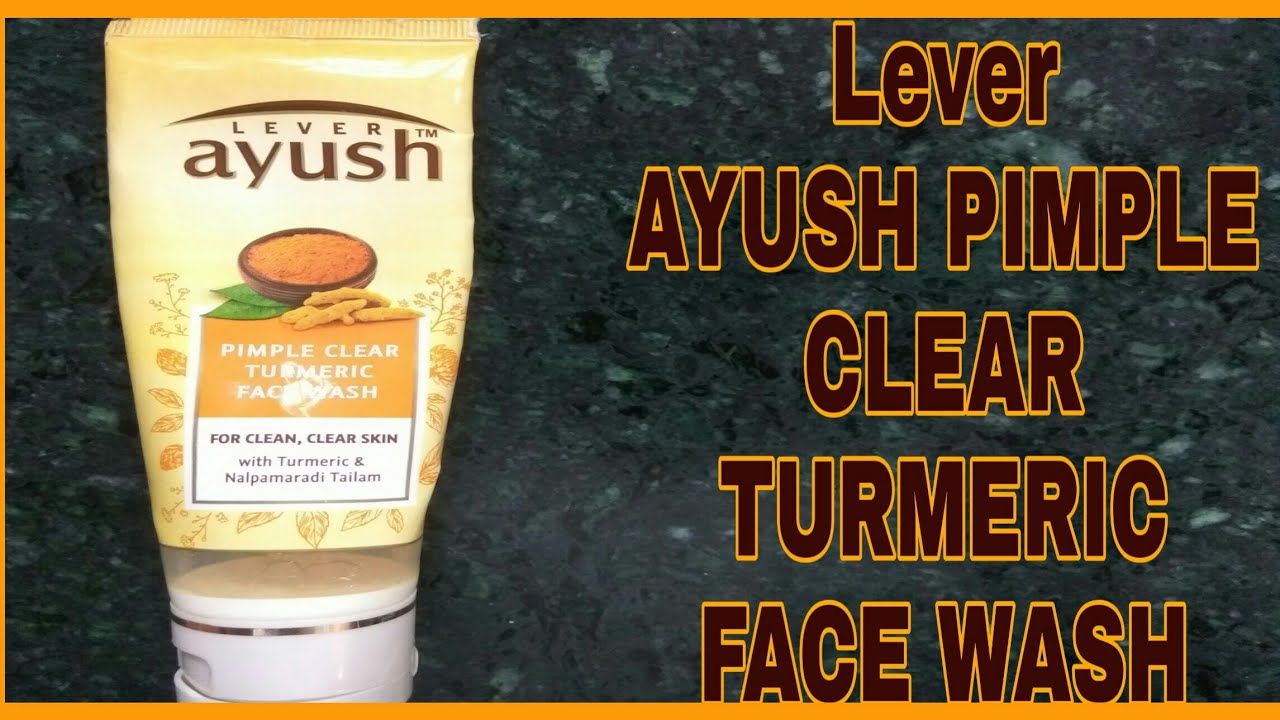 Lever Ayush Turmeric Fash Wash/Anti Pimple Clear Face Wash/turmeric ...