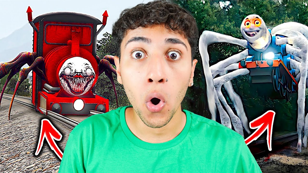 GerÇek Hayatta Choo Choo Charles Vs Thomasexe Youtube