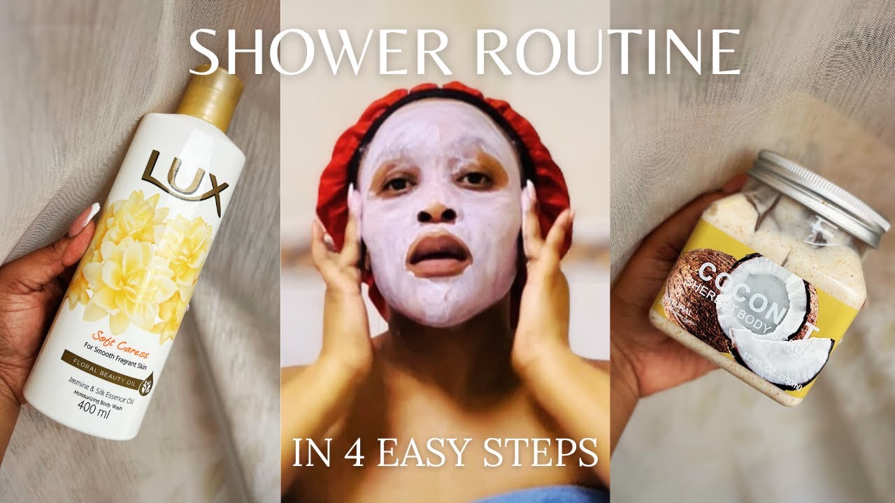 Let me show you a shower routine in 4 EASY steps - YouTube