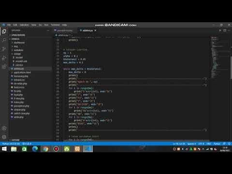 PROGRAM ADALINE MENGGUNAKAN PYTHON - YouTube