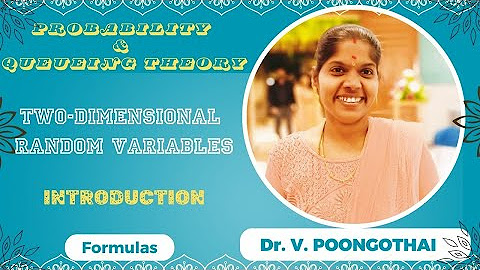 Unit 3: 21MAB204T Probability & Queueing Theory - Two-Dimensional Random Variables - YouTube