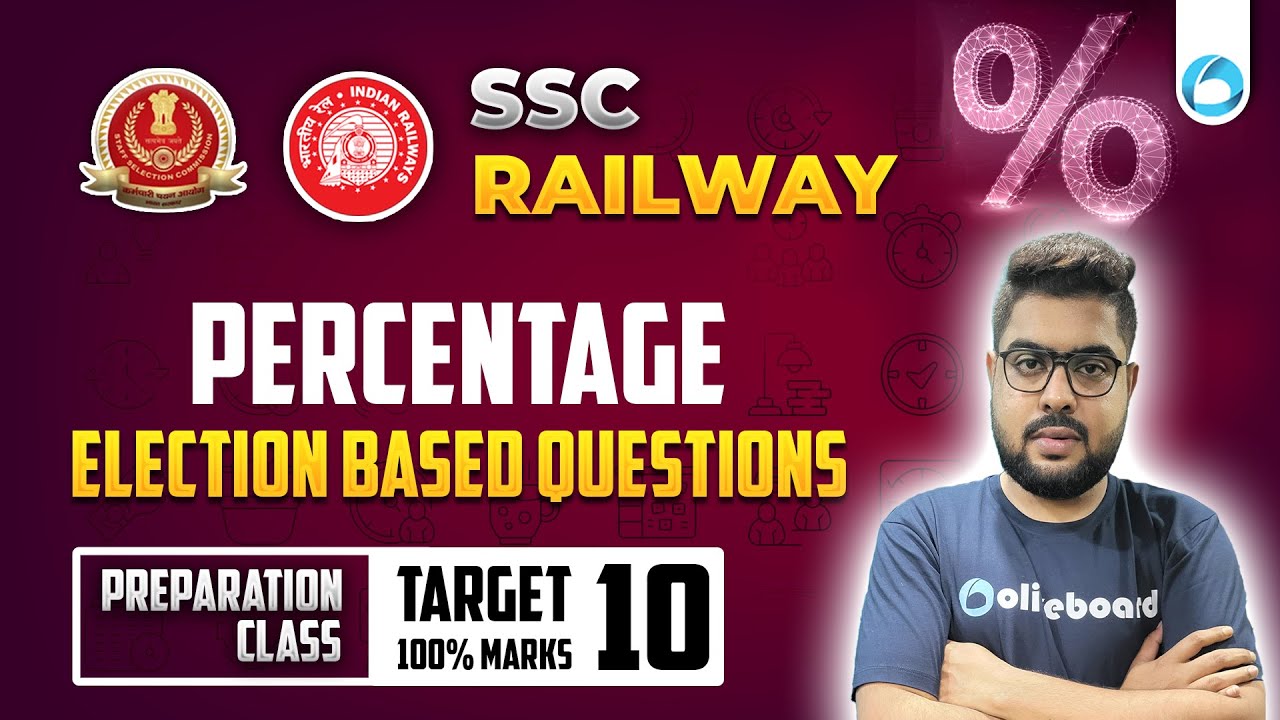 Percentage - Election Based Questions | Basic to Advance | SSC ...