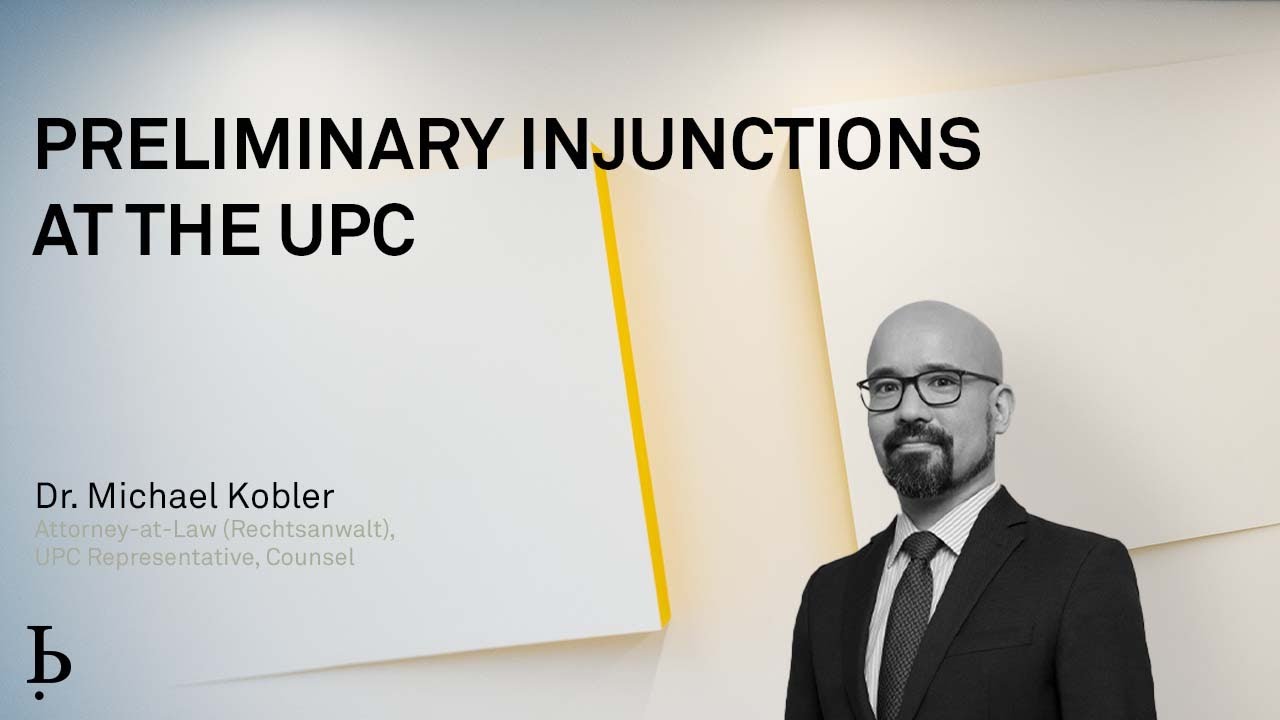 IP Quick Tip: Preliminary Injunctions at the UPC (2023) - YouTube