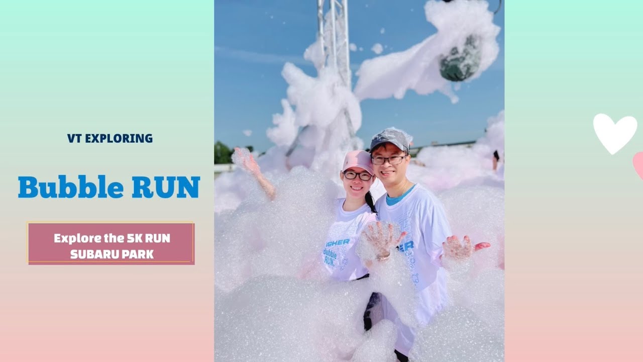 VT EXPLORING -II- BUBBLE RUN 5K, SUBARU PARK PHILADELPHIA 09/2022 - YouTube