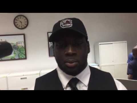 Jabari Ellis talks South Carolina commitment - YouTube