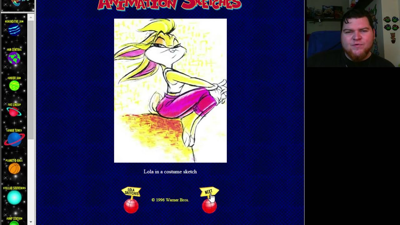 Space Jam website tour - YouTube