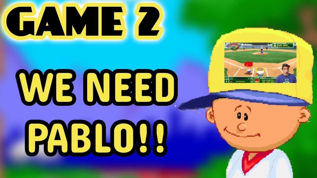 We Get Goated! | Backyard Baseball 2001 | Hard Mode No Swing Spot - YouTube