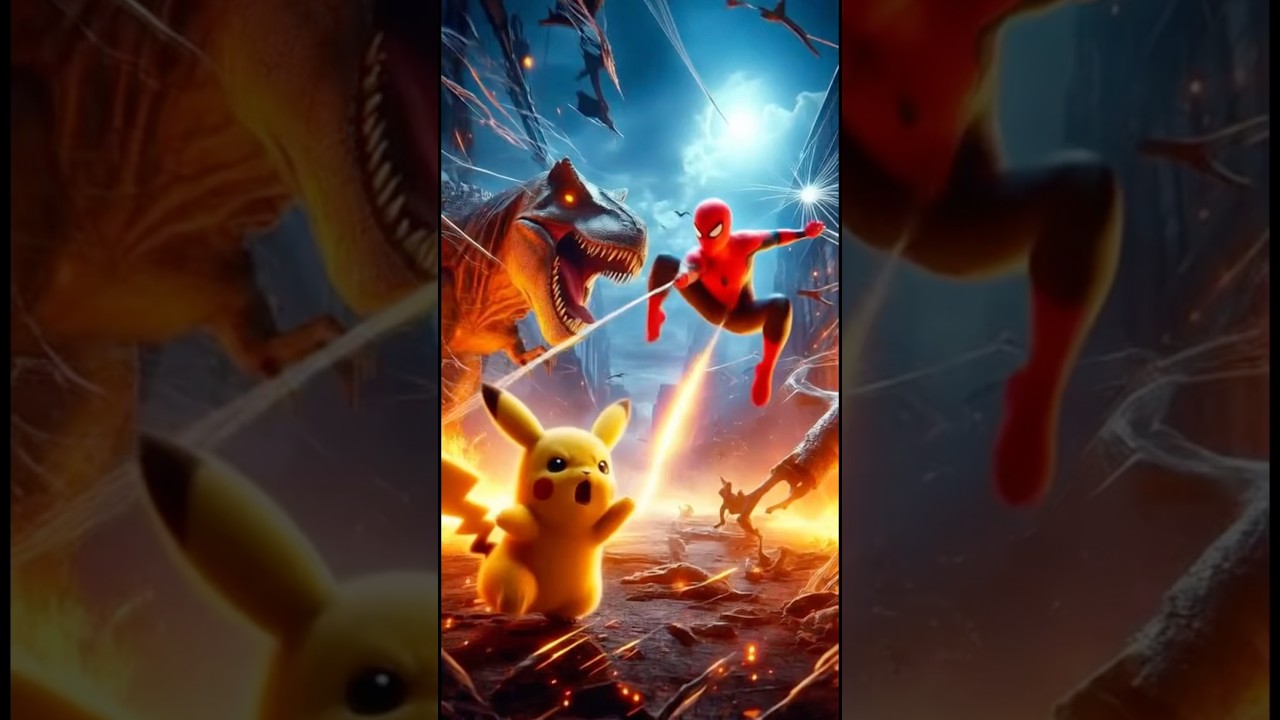 Spiderman portal, khol kar Pikachu World pahoch, Jata Hai #spiderman # ...