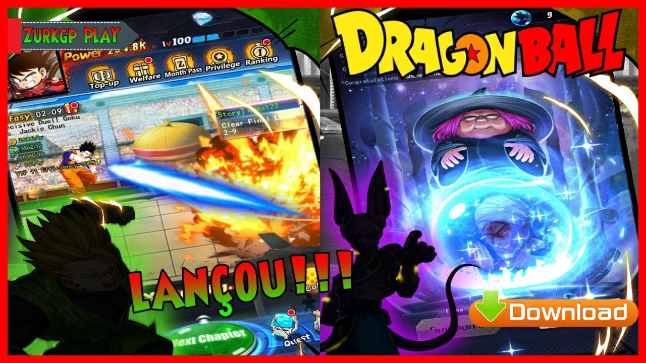 LANÇOU! Novo Game DRAGON BALL Legend Fighter Idle：The Universe War ...