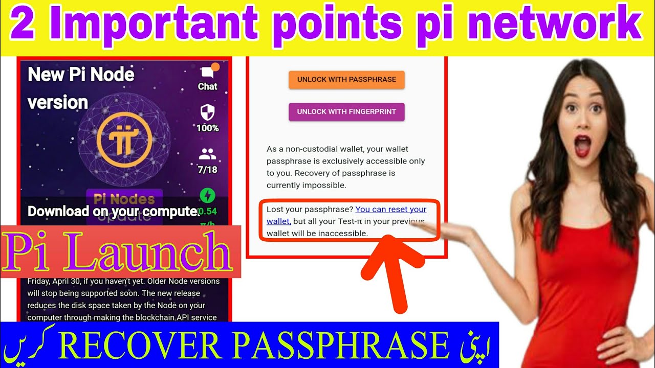 2 important point of pi network | passphrase key recover | Pi network ...