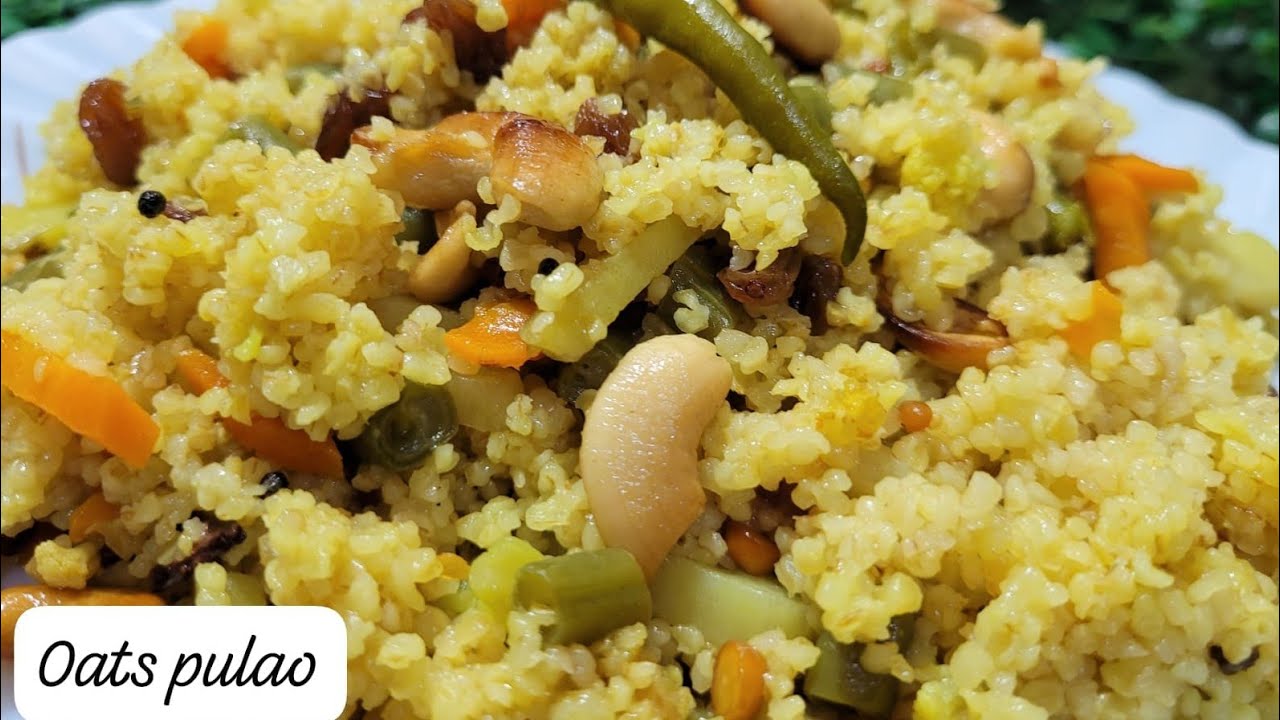 Oats Pulao Recipe#testy and easy oats pulao#healthy #recipe - YouTube
