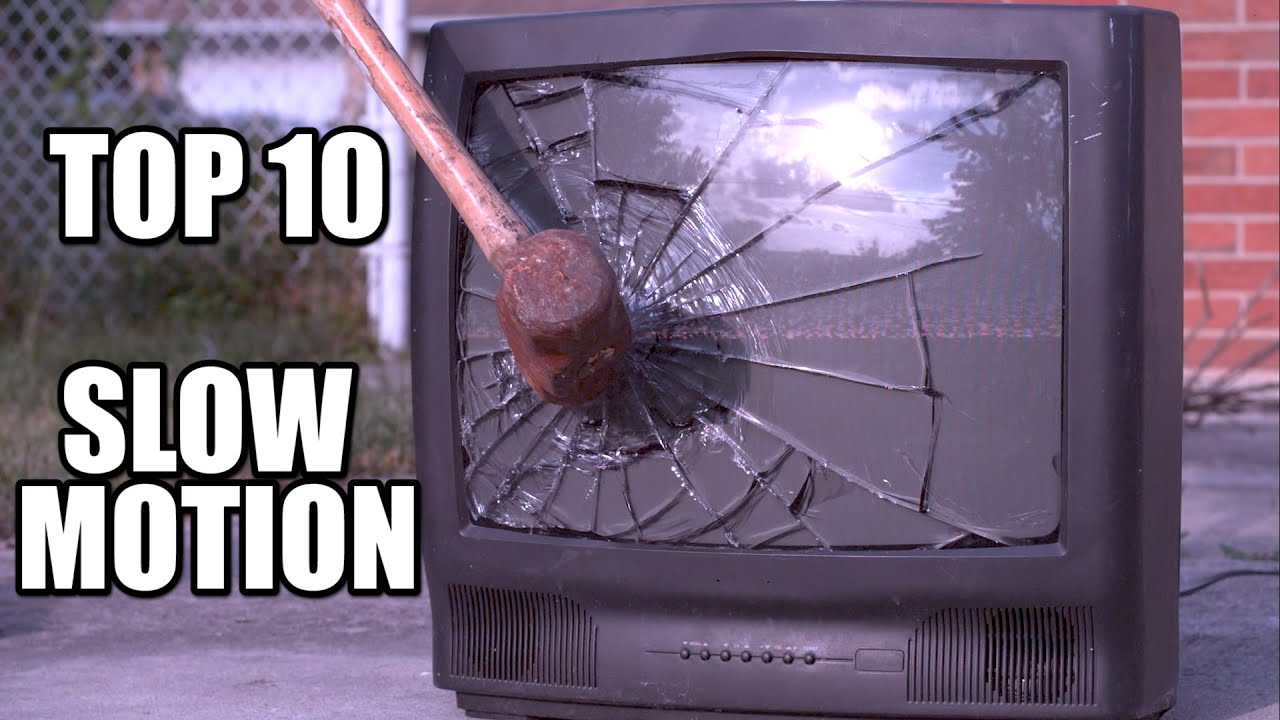 TOP 10 SMASHING Oddly Things in SLOW MOTION - SATISFYING VIDEO - YouTube