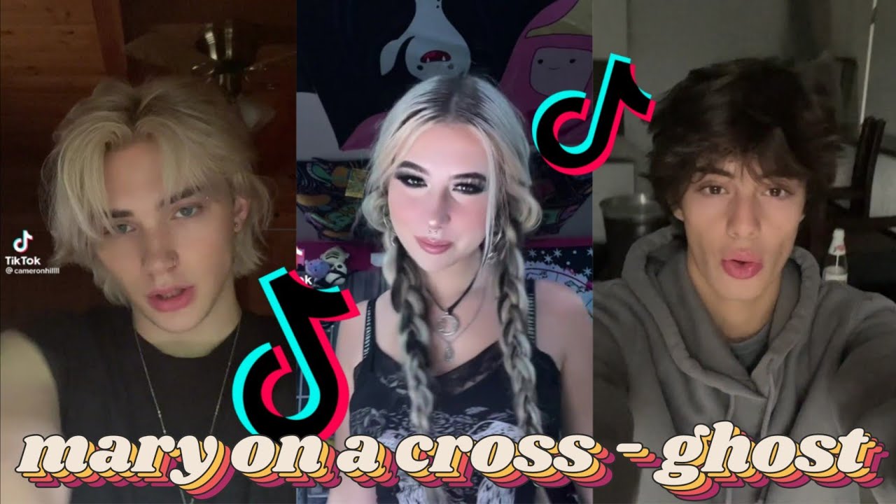 you go down just like holy mary, mary on a, mary on a cross ~ ghost ♡ tiktok compilation - YouTube