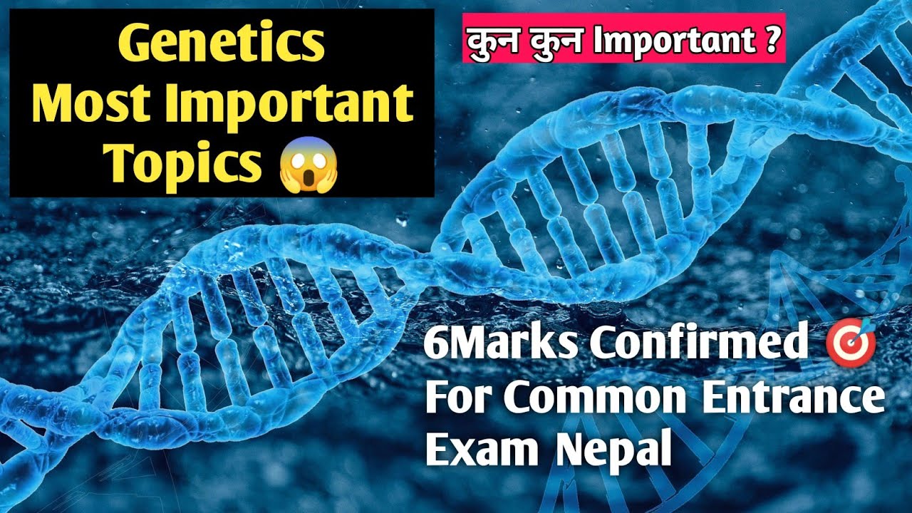 Genetics! Botany Most Important Character| One Shot | 6Marks Confirmed ...