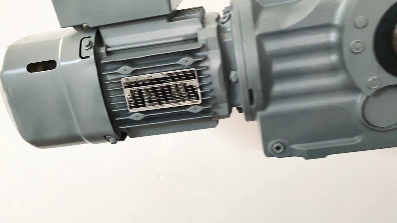 Motoredutor SEW com 14rpm Motor de 1cv Trifásico com Freio K67 - YouTube