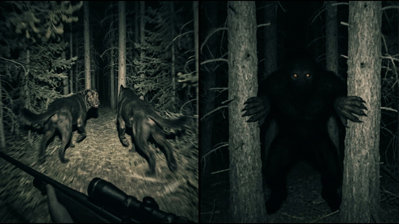 Montana Hunter Watches Dogman Pack Flee Into the Dark. Something Was ...