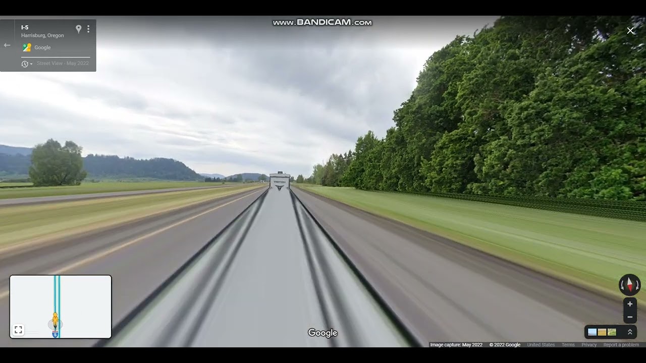 Interstate 5 - Oregon (Exits 209 to 199) southbound - YouTube