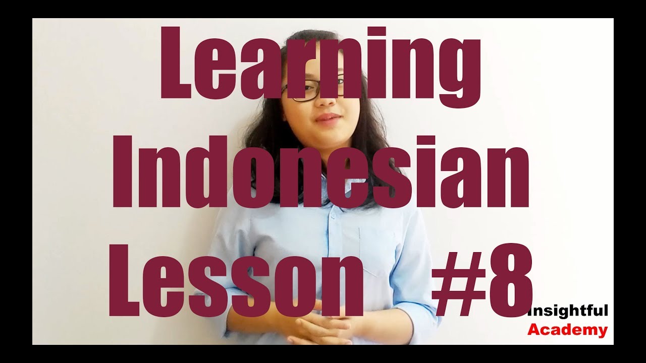 How to speak Indonesian : Lesson 8 People and Titles - YouTube