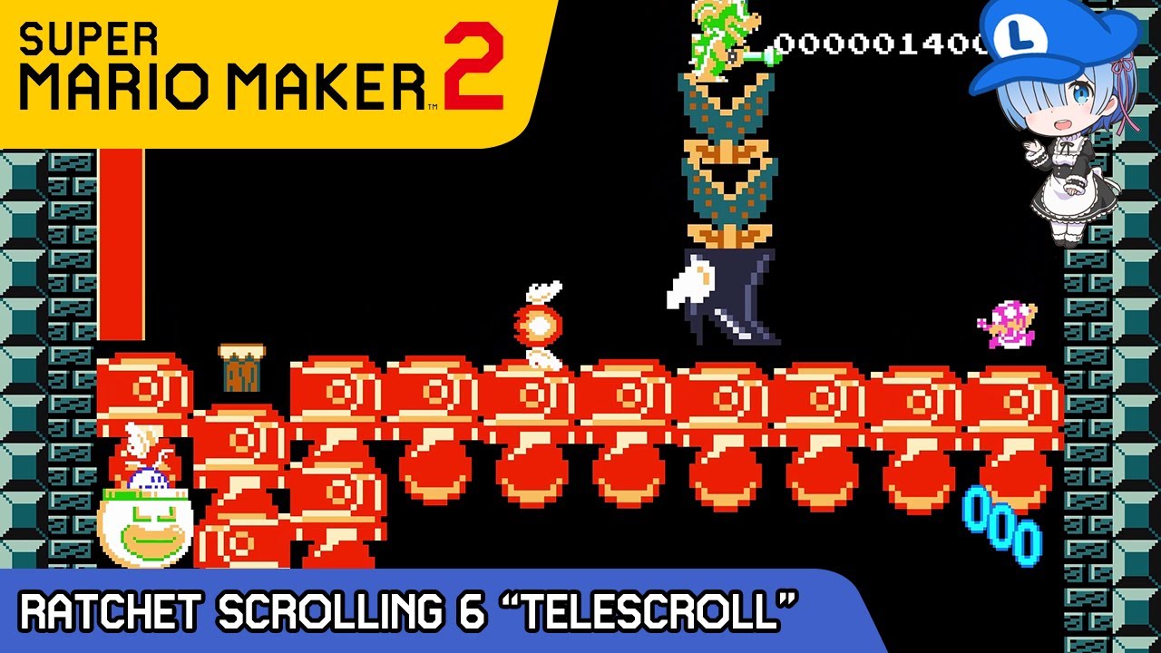Ratchet Scrolling 6 テレスクロール - WEIRDEST GIMMICK Levels in Mario Maker 2 ...