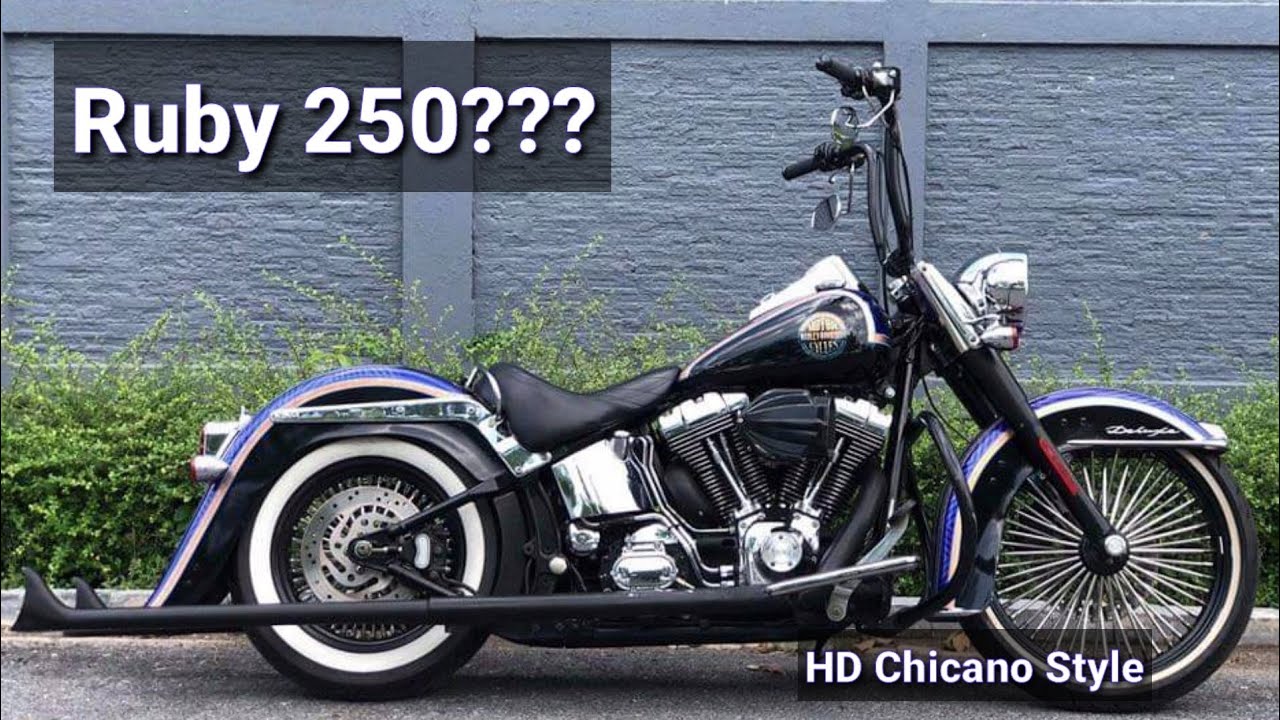 Ruby 250 modif Chicano style - YouTube