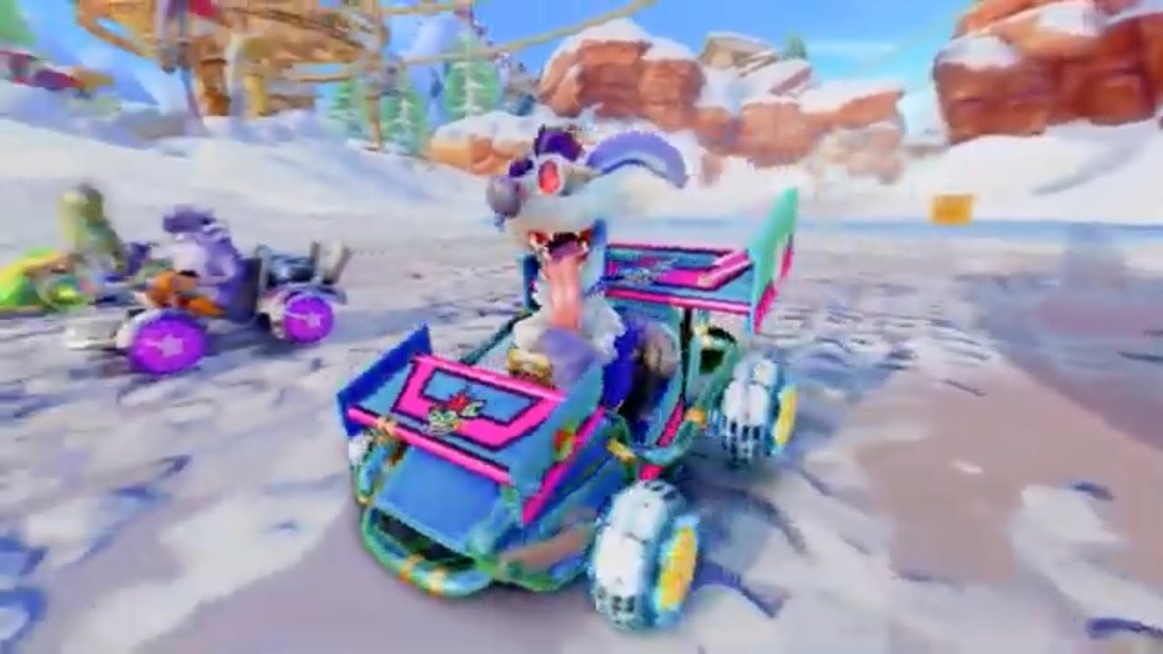 Crash Team Racing Nitro Fueled. Crazy scientific skin! Ripper Roo ...