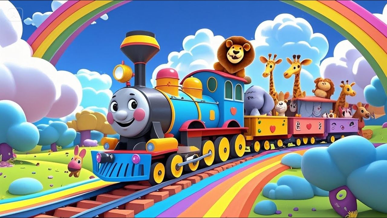🚂 Steam Train Song | Learning with Music for Babies - YouTube