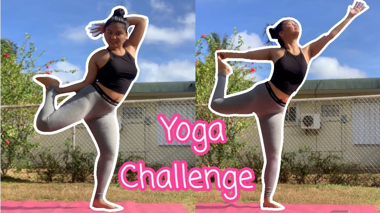 SOLO YOGA CHALLENGE! *AWKWARD* - YouTube