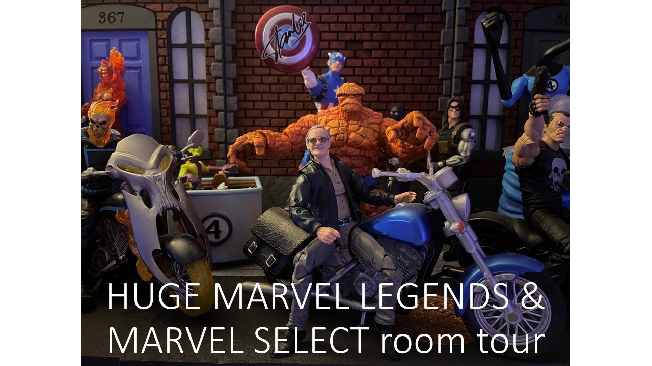 UPDATED MARVEL LEGENDS & Marvel Select collection tour - YouTube